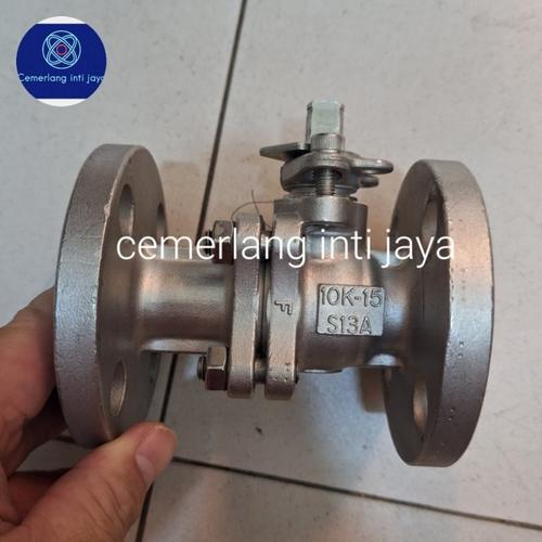 Jual Ball Valve Kitz Stainless SS304 1" inch Flange Jis 10k / Stop Ktan ...