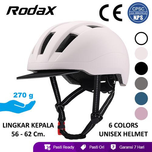 Promo RodaX Zirah - Helmet Commuter Removable Caps Visor Helm Sepeda ...
