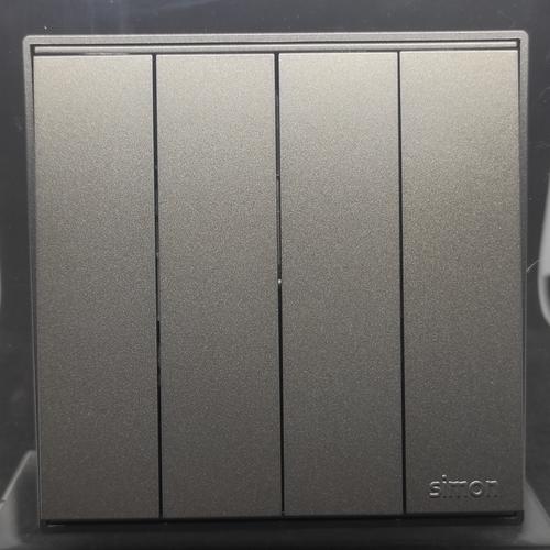 Jual SIMON E6 GREY SAKLAR QUARTET 4 GANG 1 WAY SWITCH - Jakarta Utara ...