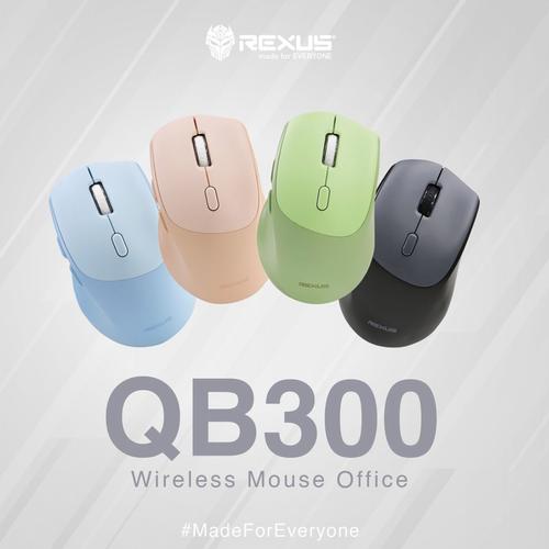 Jual Rexus QB300 Wireless Silent Mouse Bluetooth + 2.4 GHz Rechargeable ...