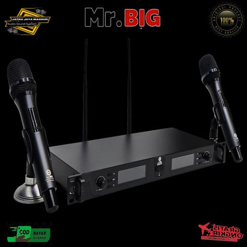 Jual Mic Wireless MR.BIG MB 980 PRO Mic Profesional Black Original ...
