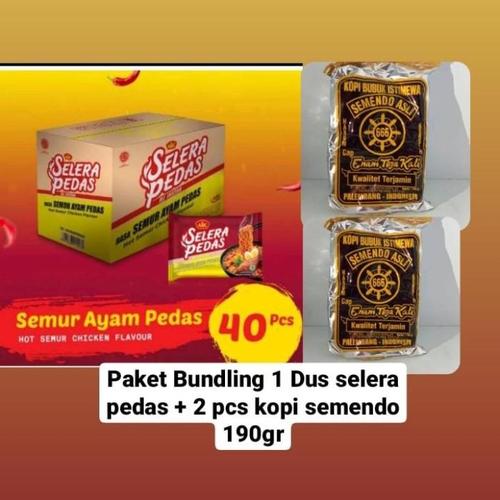 Jual New Mie Abc Selera Pedas 1 Dus + 2 Pcs Kopi Semendo 100 % Original ...