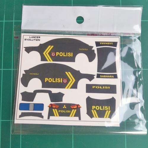 Jual Decal Water Diecast Scala 1/64 Mitsubishi Lancer Evo X Livery Sat ...