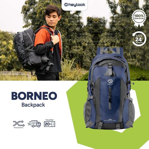 Promo TAS RANSEL GUNUNG BORNEO CARRIER 40L BACKPACK HIKING CAMPING ...