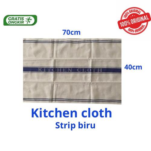 Jual Lap kain katun serbet dapur serbaguna / kitchen cloth 70cm x 40cm ...
