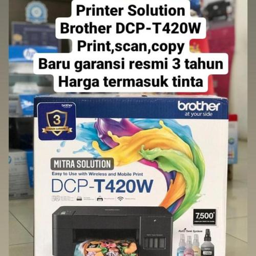 Jual Printer Brother T420 Wireless DCP-T420W DCP T420w T-420 T 420 ...