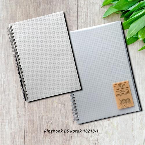 Jual Buku Tulis Notebook Spiral Polos Kotak Titik Garis Ringbook B5 ...
