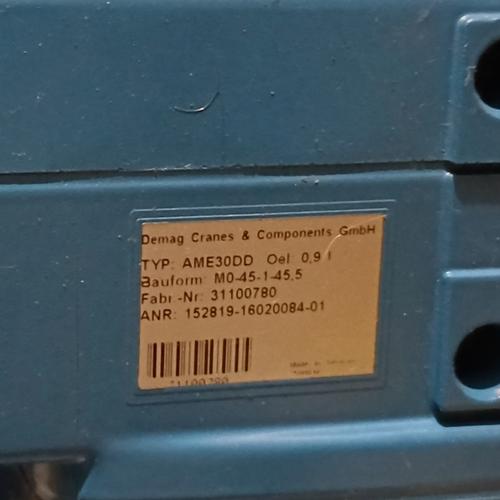 Jual gearbox AME30DD original demag Germany - Kab. Sidoarjo - oncrane ...
