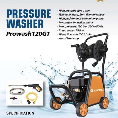 Jual KIYODO PROWASH 120 GT / MESIN PRESSURE WASHER STEAM KIYODO PROWASH 120GT 120BAR - Jakarta ...
