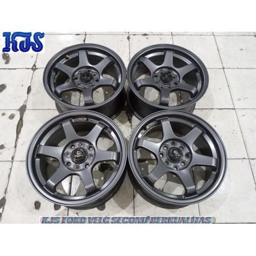 Jual READY LAGI STOK VELG JDM SECOND MODEL TE37 RING 15 COCOK BANGET ...