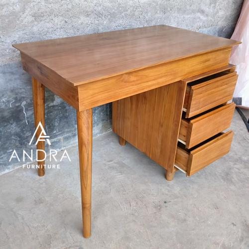 Jual meja kantor minimalis kayu jati, meja belajar minimalis modern 3 ...