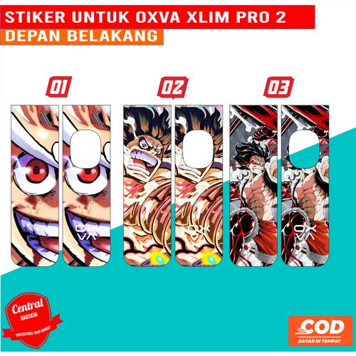 Promo Sticker Garskin Skin OXVA XLIM PRO 2 DEPAN BELKANG LUFFY - Kab ...
