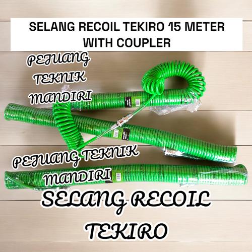 Jual TEKIRO SELANG KOMPRESOR ANGIN RECOIL 12M & 15M / SELANG KOMPRESOR ...