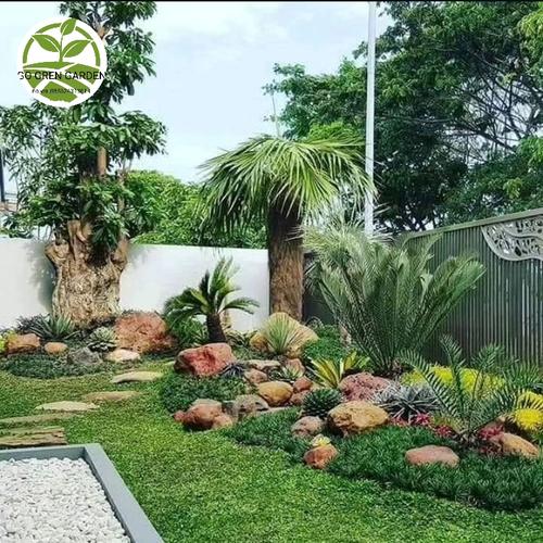 Jual pembuatan taman rumput dan bonsai pohon randu varigata - Kota ...