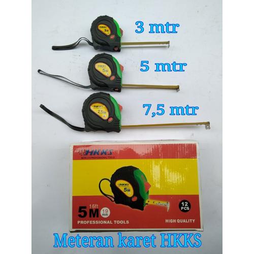 Jual Meteran Karet (Measuring Tape) Pengukur tarik HKKS - 3 meter ...