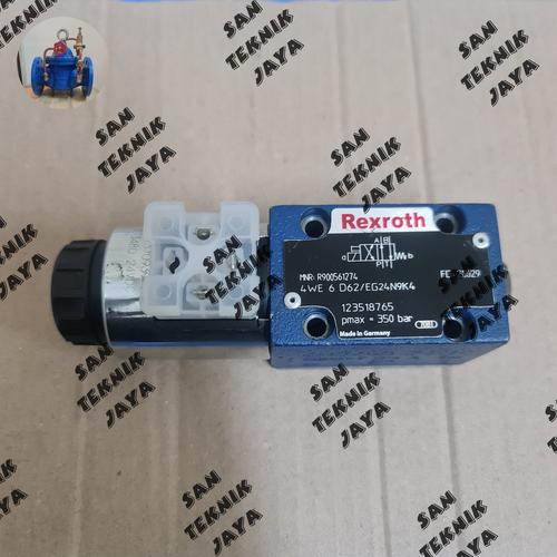 Jual SOLENOID VALVE REXROTH 4WE 6 D62 / EG24N9K4 MNR : R900561274 - Jakarta Barat - san teknik ...