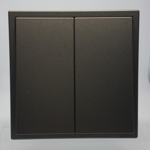 Jual SIMON I7 GREY SAKLAR PUSH BUTTON SERI / DOUBLE BELL MOMENTARY ...