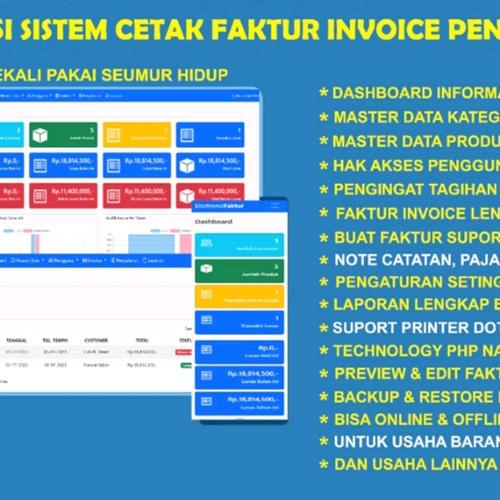 Jual Aplikasi Web Faktur Invoice logo perusahaan lengkap - Kab. Bekasi ...