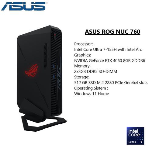 Jual ASUS ROG NUC 760 NUC14SRKU7 - Ultra 7 155H/16GB/512GB SSD/RTX 4060 ...