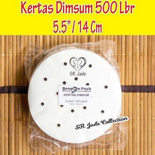 Jual Kertas Dimsum 5.5" 14 Cm 500 Lembar Dim Sum Papers Alas Dimsum 5,5 ...