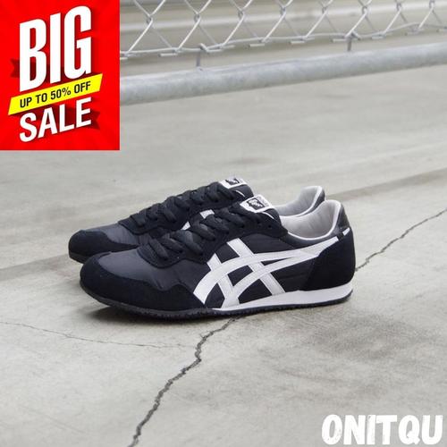 Jual Sepatu ONIT TIGER SERRANO "Black White" Original FREE PAPERBAG ...