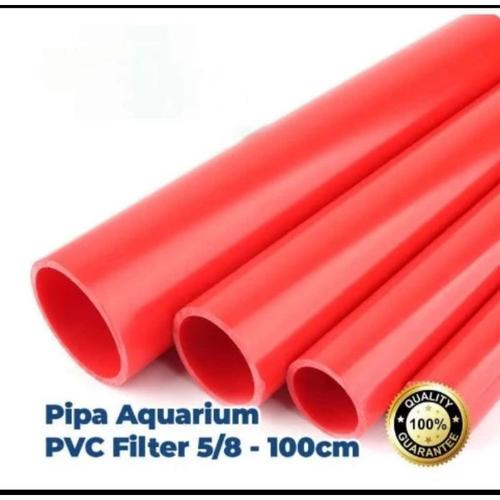 Jual Pipa Aquarium Hitam dan Merah Filter PVC 5/8” 50CM - Hitam - Kota ...