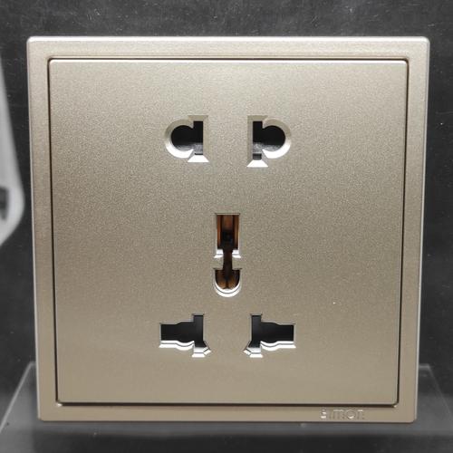 Jual SIMON I7 CHAMPAGNE UNIVERSAL SOCKET AND 2 PIN SOCKET / MULTI ...