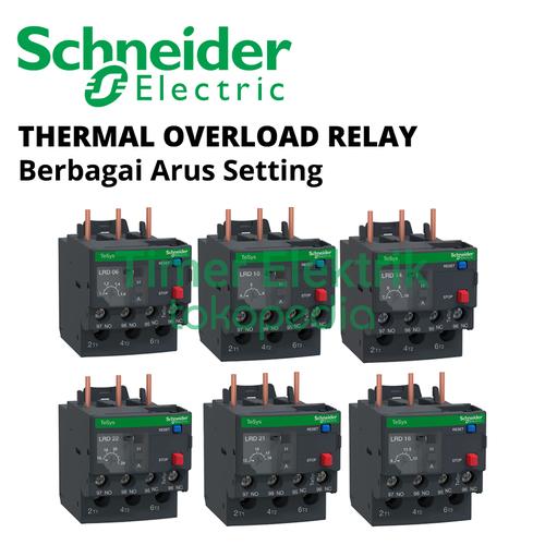 Jual Thermal Overload Relay Berbagai Ukuran Arus Setting - LRD06 ...
