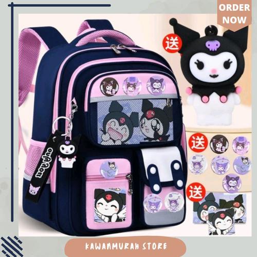 Jual Tas Ransel Anak Sekolah Motif Kuromi Dino Lucu / Tas Kuromi Sanrio Sd Perempuan Fashion ...