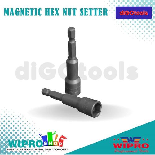 Jual Wipro Magnetic Hex Nut Setter 6x65mm,8x65mm,10x65mm,1/4"x65mm ...