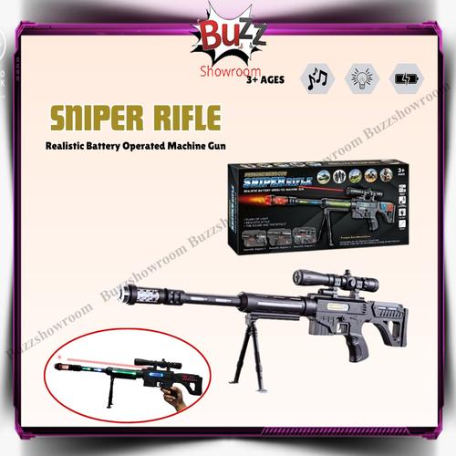 Jual Tembakan Anak Sniper Mainan Pistol Senjata Laser Infrared Gun ...