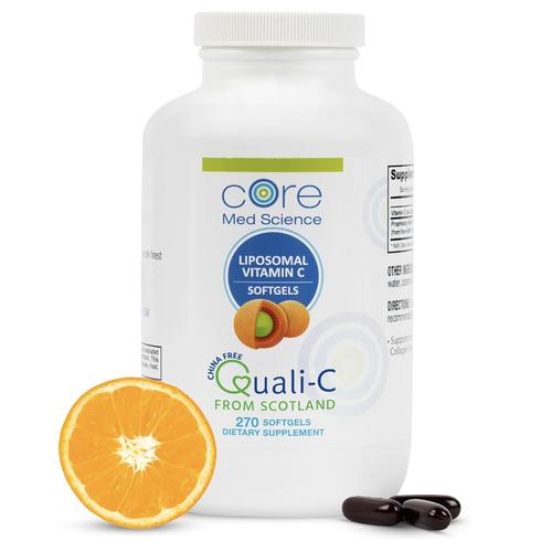 Jual Core Med Liposomal Vitamin C Softgels 1000mg/dose - Quali C ...
