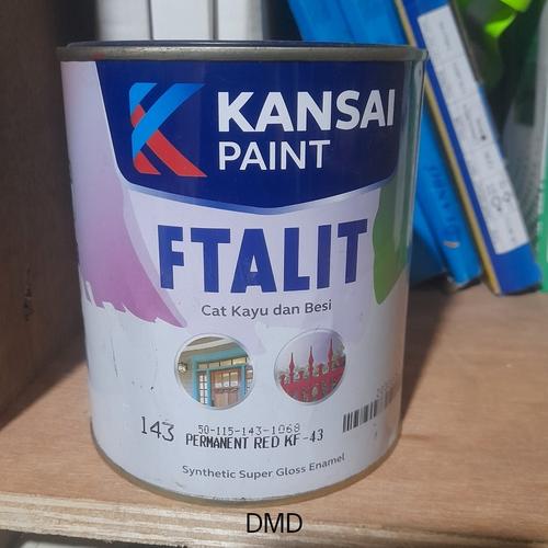 Jual Cat Besi / Kayu Kansai Ftalit Merah 143 REd KF 43 1 kg - Jakarta ...