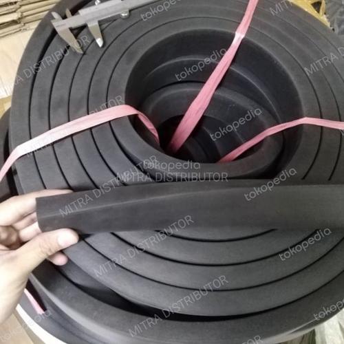 Jual Lis Spon Karet Kotak Sponge Rubber Strip 5 10 15 20 25 30 35 40 50 ...