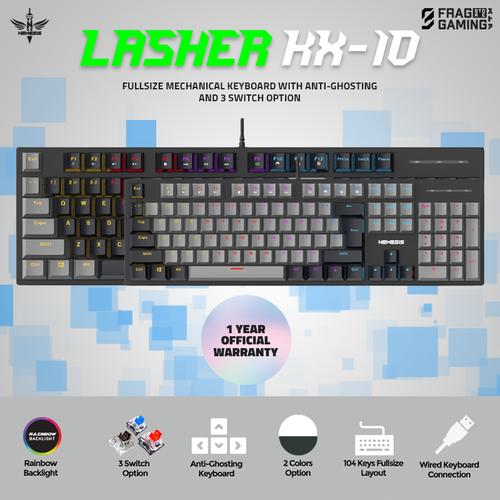Jual NYK KX10 / KX-10 Lasher Fullsize Mechanical Gaming Keyboard ...