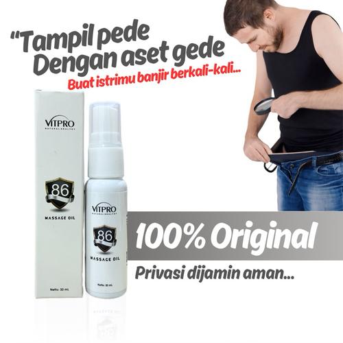 Jual BEST MASSAGE OIL VITPRO 86 penambah UK si otong 100% ORIGINAL BPOM ...