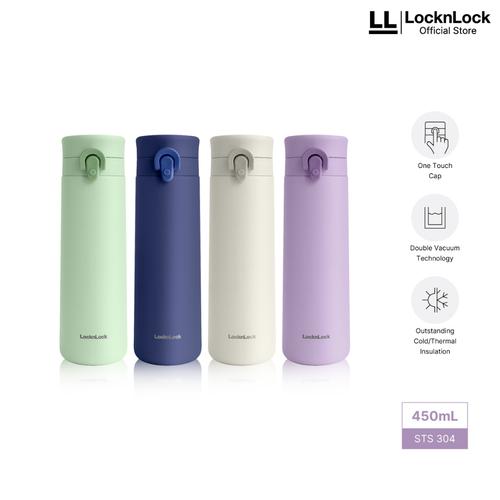 Promo LocknLock New Touch Tumbler 450ml - Light Violet - - LocknLock ...