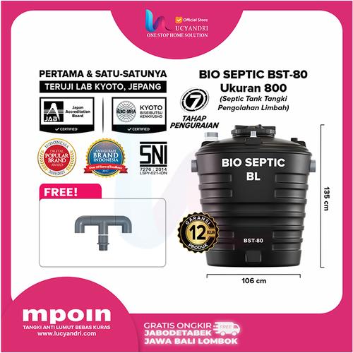 Promo Tangki Septik MPOIN BIOSEPTIC BL BST 80 Kapasitas 800 Liter Cicil 0% 3x - Kab. Tangerang ...