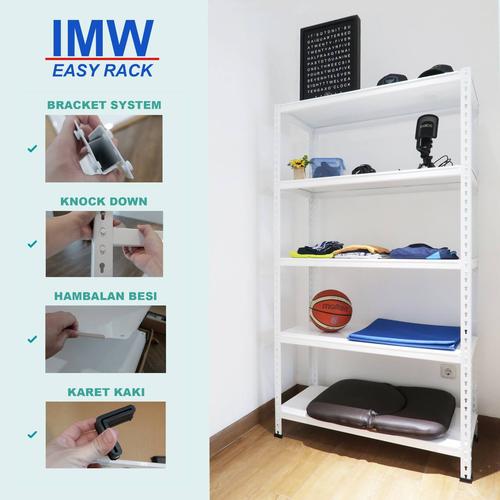 Jual Easy Rack IMW Rak Boltless / TANPA BAUT - 100x30x184 - Jakarta ...