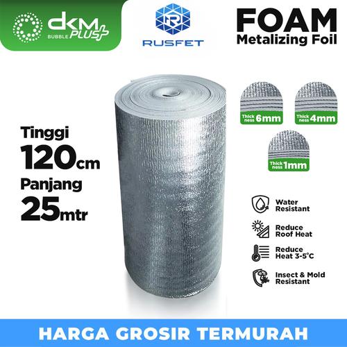 Jual Alumunium foil thermal foam metalizing foil peredam panas atap ...