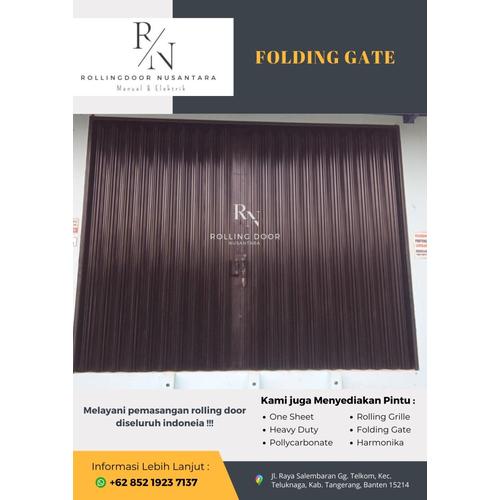 Jual Pintu folding gate besi baja/galvalum berkualitas pintu toko ...