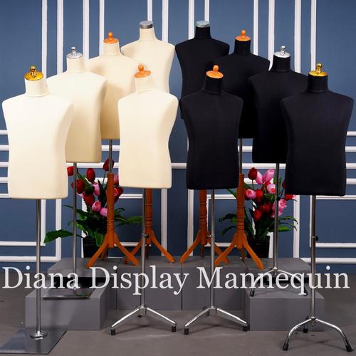 Jual MANEKIN DM PRIA LAPIS BUSA SET KAKI KAYU KAKI BESI - Hitam ...