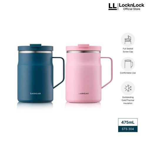 Promo LocknLock Tumbler Metro Sealed Mug 475ml - LHC4263 - Pink ...