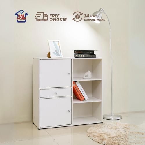 Promo RAK BUKU UNIHOME RB12 WHITE - Dark Sonoma - Kota Surabaya - UFO ...