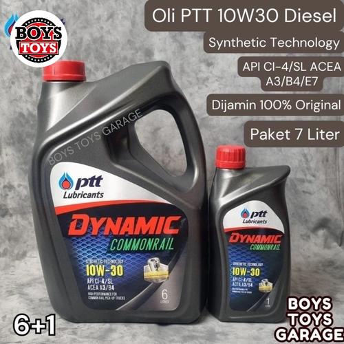 Jual 7 Liter Oli PTT 10W30 Diesel Dynamic CommonRail Synthetic Technology - Jakarta Barat - Boys ...