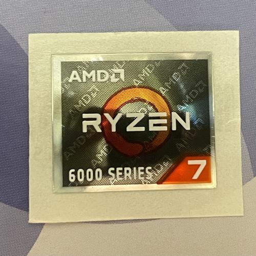 Jual Sticker stiker logo AMD Ryzen 7 6000 Series gen6 original - Kota ...