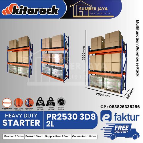 Jual Rak Palet 3 TON/Layer - Pallet Rack Heavy Duty KITARACK Panjang 2 ...