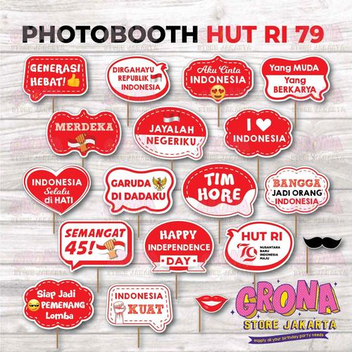 Jual PROPERTI FOTO HUT RI ACC PHOTOBOOTH PHOTOPROP BACKDROP DEKOR ...
