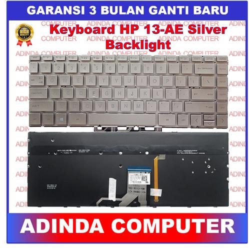 Jual Keyboard Hp Spectre X360 13-AE 13-BF 13-W TPN-W133 Silver Backlight - Kab. Bogor - Adinda ...