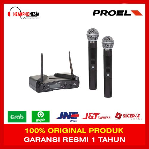 Jual PROEL EIKON WM300DM - DUAL CHANNEL UHF WIRELESS MICROPHONE SYSTEM ...